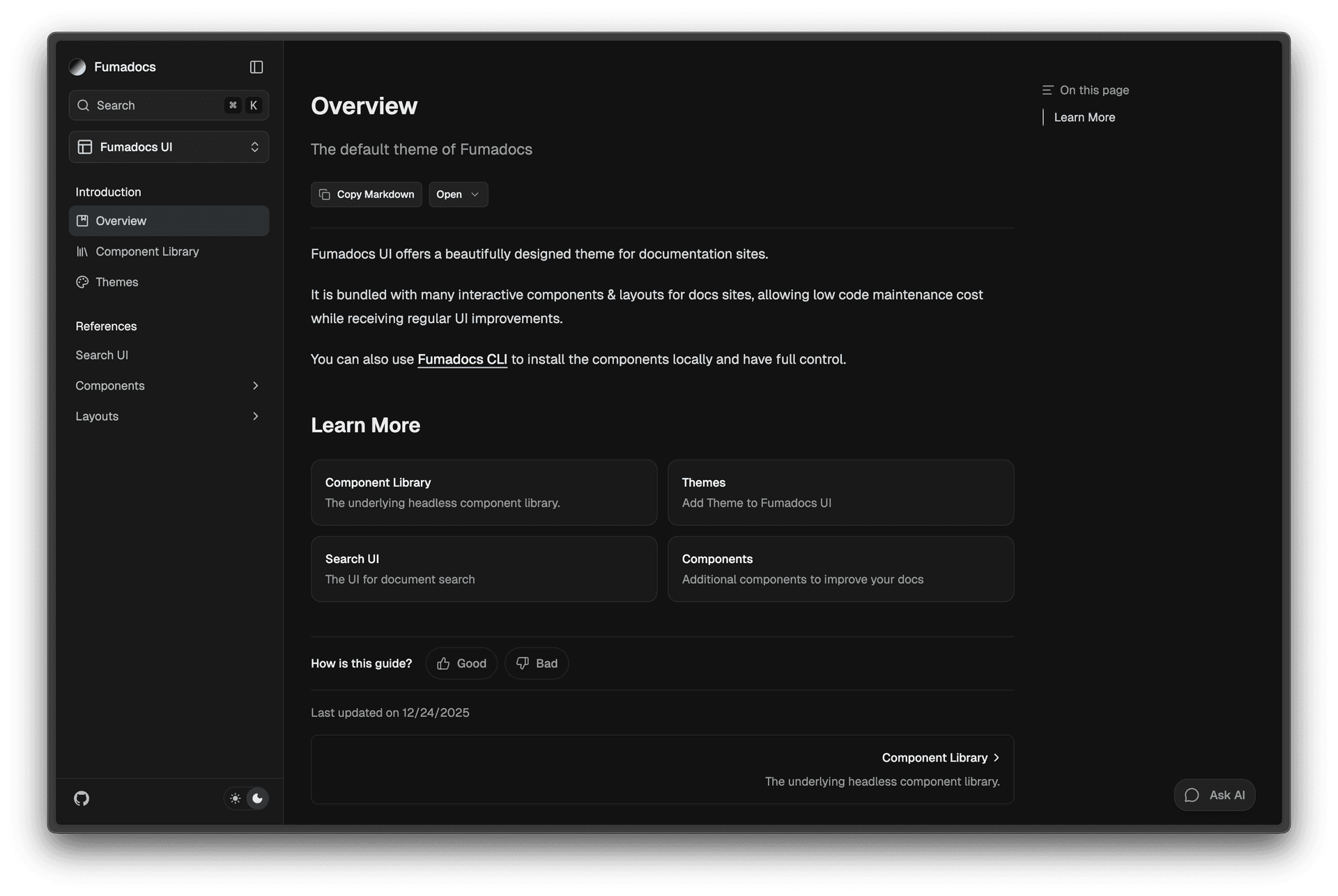 Docs Layout | Fumadocs